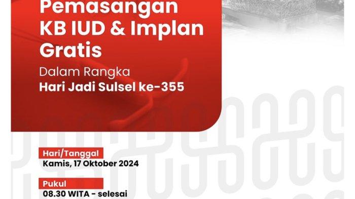 RS Pertiwi Makassar Gelar Pemasangan KB IUD-Implan Gratis untuk Warga Kurang Mampu - Tribun ...