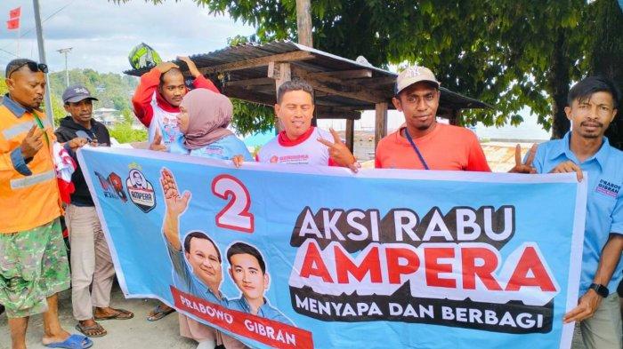 Relawan Ampera Bersama TKD Papua Barat Target Menang Besar 90 Persen di Fakfak - Tribun-timur.com