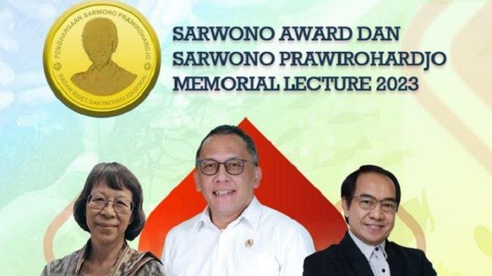 Rektor Unhas Prof JJ Dianugerahi Sarwono Prawirohardjo Memorial Lecture 2023 dari BRIN - Tribun ...