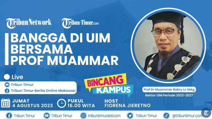 Perjuangan Prof Muammar Bakry Sandang Guru Besar UIN Alauddin, Kini Dipercaya Jadi Rektor UIM ...