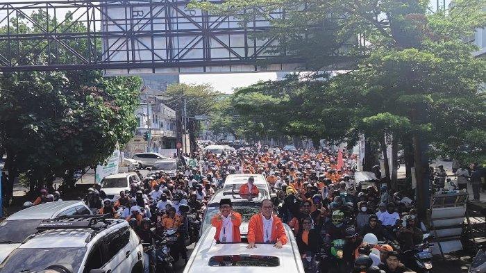 Suami Istri Danny Pomanto-Indira Iring-iringan Naik Alphard saat Daftar ... Suami Istri Danny Pomanto-Indira Iring-iringan Naik Alphard saat Daftar ...