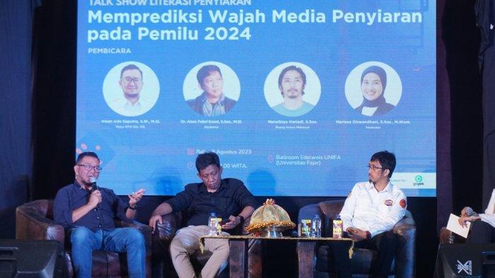 Ruang Antara Gelar Talkshow Literasi Penyiaran pada Pemilu 2024 - Tribun-timur.com