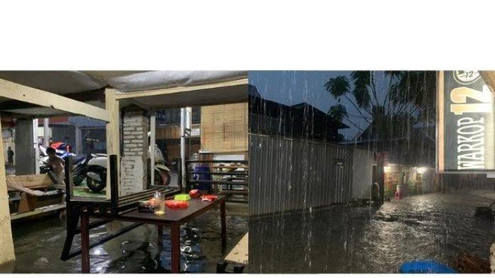 Drainase Buntu, Hujan Deras Bikin Warkop 12 Sengkang Terendam Banjir, Warga Sebut Pemerintah ...