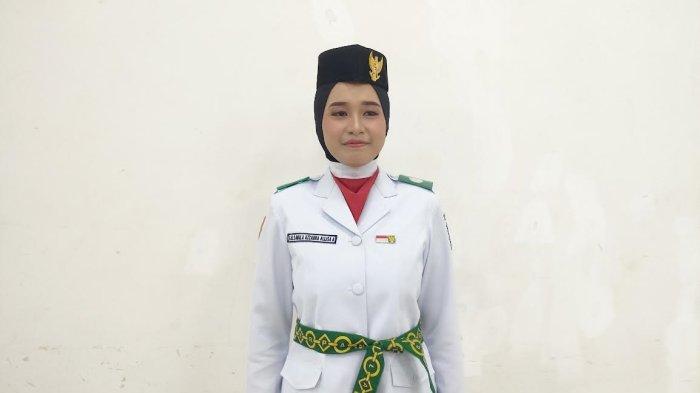 Profil Salsabila Azzahra, Pembawa Baki Cantik saat Upacara HUT ke-78 RI ...