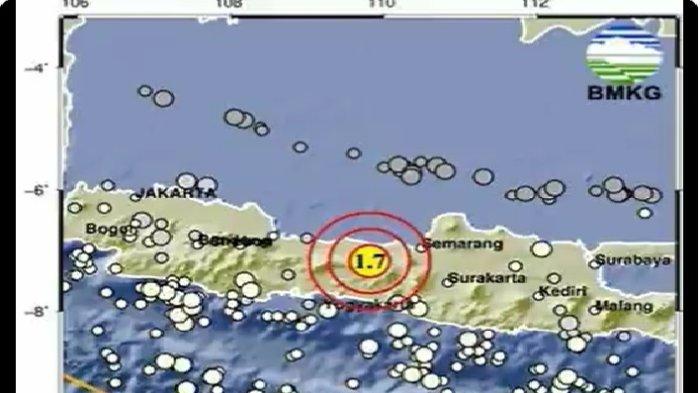 Gempa Bumi Guncang Wonosobo Jateng Malam Ini, Info BMKG Pusat Gempa Barusan - Tribun-timur.com