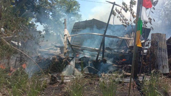 Satu Rumah Panggung di Barru Ludes Dilalap Api, Motor, Emas 10 Gram, Uang Rp10 Juta Ikut ...
