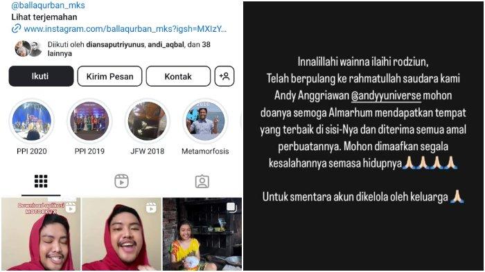 Selegram Makassar Andy Anggriawan Dikabarkan Meninggal, Kabar Duka ...