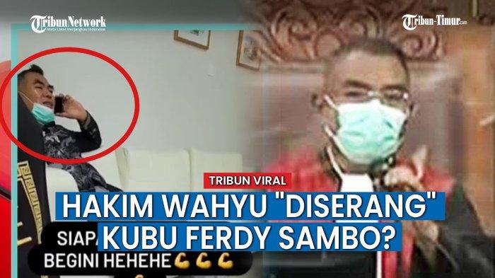 Bocor Percakapan Hakim Wahyu Iman Santoso Soal Ferdy Sambo di TikTok, Siapa yang Rekam? - Tribun ...