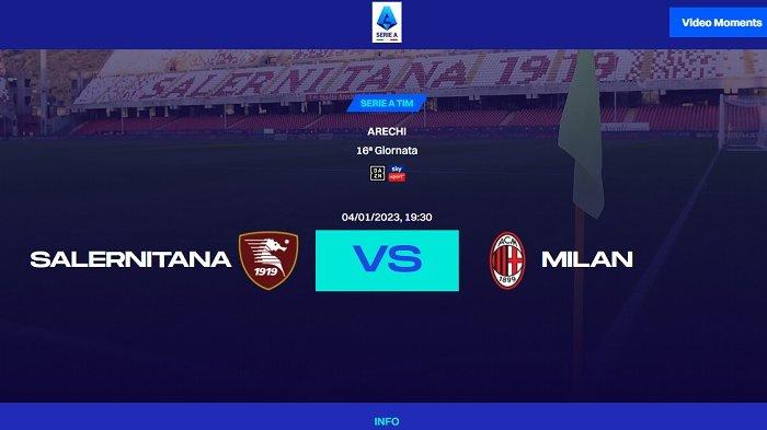 Siaran Langsung Salernitana vs AC Milan di Liga Italia dan Prediksi Skor serta Link Live ...