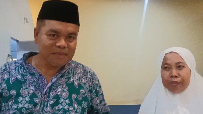 Pasutri Suharto dan Siti Nur Biyah Rutin Konsumsi Vitamin Sebelum Berangkat Haji - Tribun-timur.com