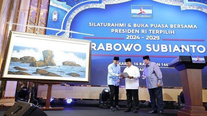 Makna Lukisan Standing Firm Like Rocks Karya SBY untuk Prabowo Subianto ...