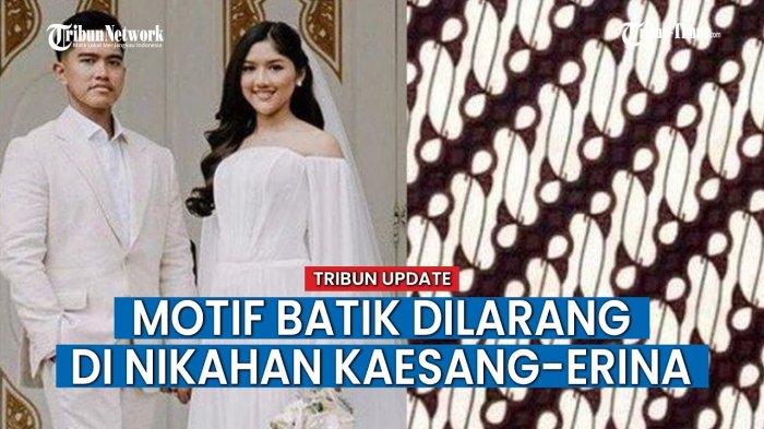 Alasan Batik Motif Parang Tak Boleh Dipakai Tamu di Pernikahan Kaesang - Erina Gudono, Ini ...