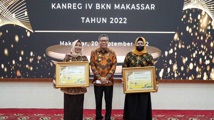 Taufan Pawe Terima Dua Penghargaan dari BKN - Tribun-timur.com