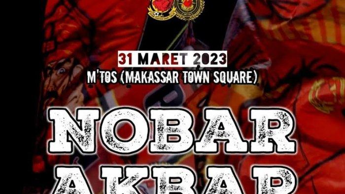Kawal PSM Juara, The Macz Man Nobar Akbar di Pelataran Mall MTos ...