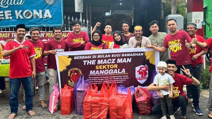 The Macz Man Sektor Manggala Bagikan Paket Sembako di Panti Asuhan ...