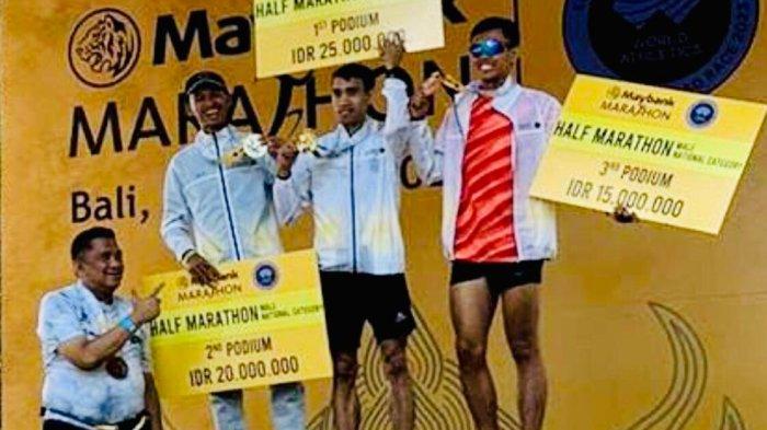 Tiga Pelari Rindu Finish Naik Podium di Maybank Bali Marathon 2023 ...
