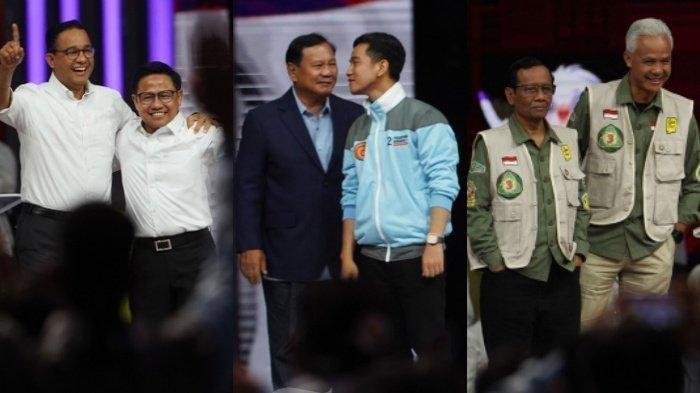 Elektabilitas Terbaru AMIN, Prabowo-Gibran dan Ganjar-Mahfud Versi ... Elektabilitas Terbaru AMIN, Prabowo-Gibran dan Ganjar-Mahfud Versi ...