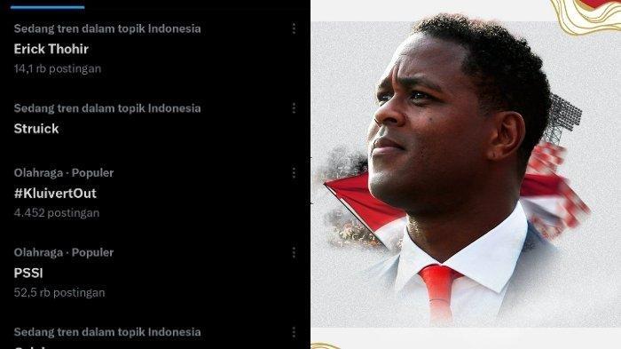 Netizen Tolak Patrick Kluivert Latih Timnas Indonesia, Tagar Kluiverout Trending di Twitter ...