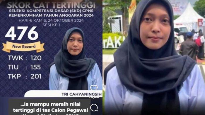 Sosok Tri Cahya Ningsih Raja SKD CPNS 2024 se-Jateng - Tribun-timur.com