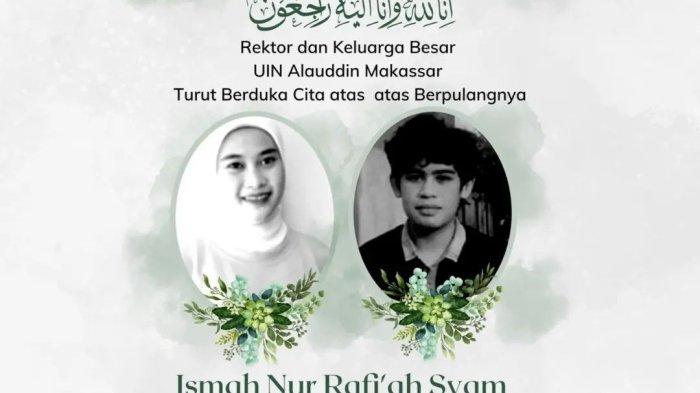 Dua Mahasiswa KKN Meninggal, UIN Alauddin Urus Proses Pemakaman di Kampung Halaman - Tribun ...