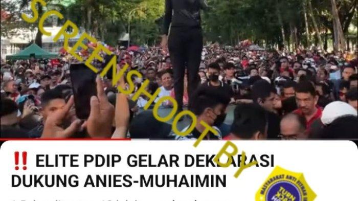VIRAL Kabar Elite PDIP Deklarasi Dukungan untuk Anies-Cak Imin, Ini Faktanya! - Tribun-timur.com