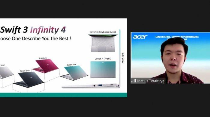 Acer Swift 3 Infinity 4 Ocean Blue Resmi Diluncurkan, Harga Rp12 Juta ...