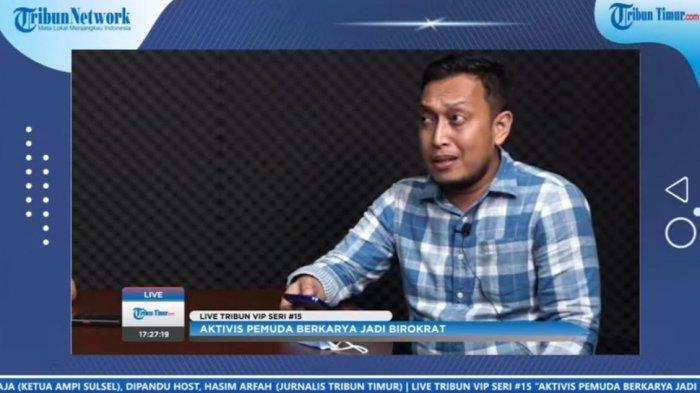 Ketua AMPI Sulsel Aksara Alif Raja HMI dan IPMIL di Tribun VIP Sebelum ...