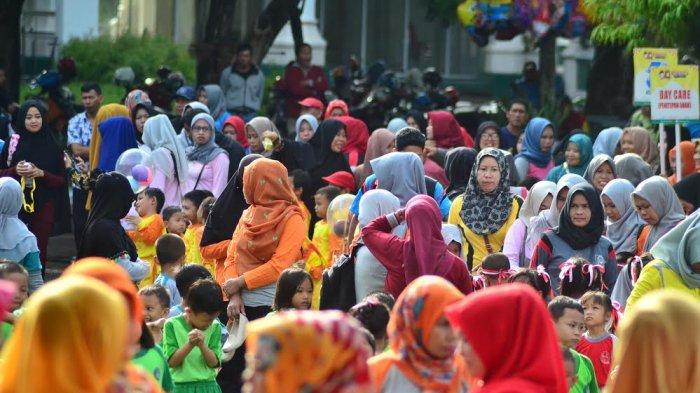 Anak PAUD Turut Ramaikan HUT Pinrang - Tribun-timur.com