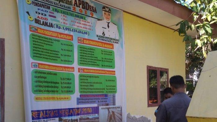 Desa Pitusunggu Publikasikan Pengelolaan APBDes Rp 1,9 Miliar Tahun ...