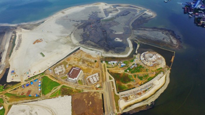 Progres Suplai Pasir Reklamasi Centre Point of Indonesia Telah Mencapai ...