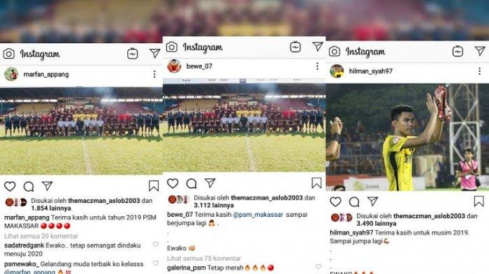 Arfan, Beny dan Hilman Posting Ucapan Terima Kasih di Instagram - Tribun-timur.com