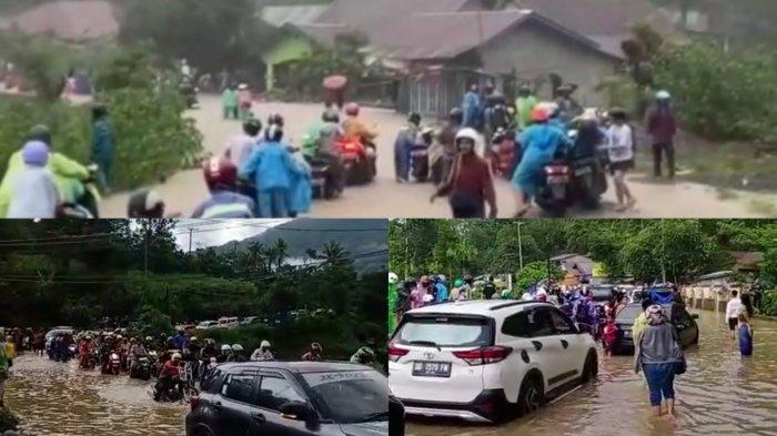 Viral Banjir di Poros Malino, Camat Sebut Tanggung Jawab Pemprov Sulsel - Tribun-timur.com