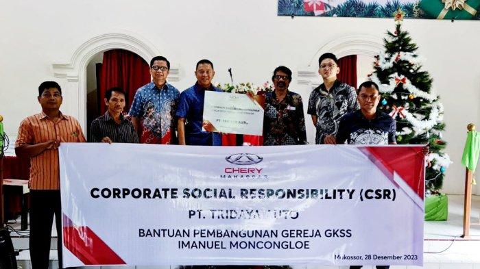 PT Tridaya Auto Beri Bantuan CSR Pembangunan Gereja GKSS Imanuel ...