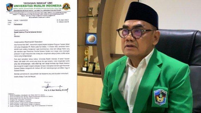 Usai Dicopot dari Kursi Rektor UMI, Prof Basri Modding Kini Minta ...
