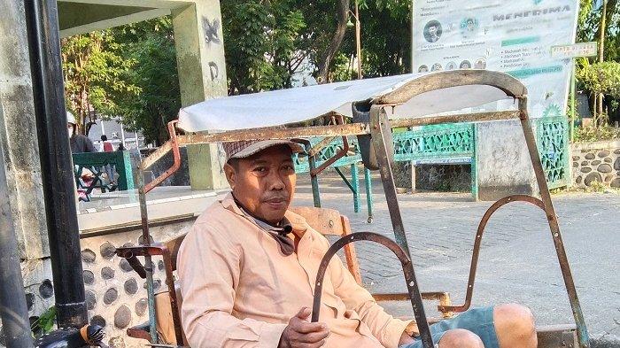 Cerita Pilu Nasir, 20 Tahun Bertahan Jadi Tukang Becak Demi Makan untuk Istri dan Anaknya ...