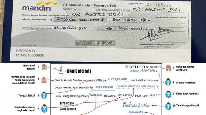 Jawaban Pihak Bank Mandiri Soal Bilyet Giro Rp 2 Triliun atas Nama ...
