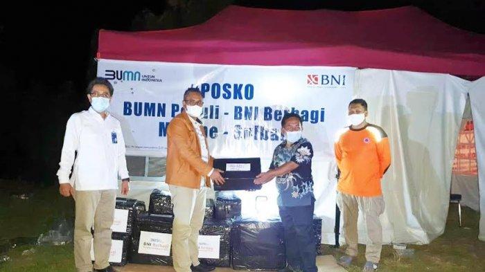 Peduli Korban Gempa Sulbar, BNI Wilayah Makassar Salurkan Bantuan Senilai Rp 200 Juta - Tribun ...