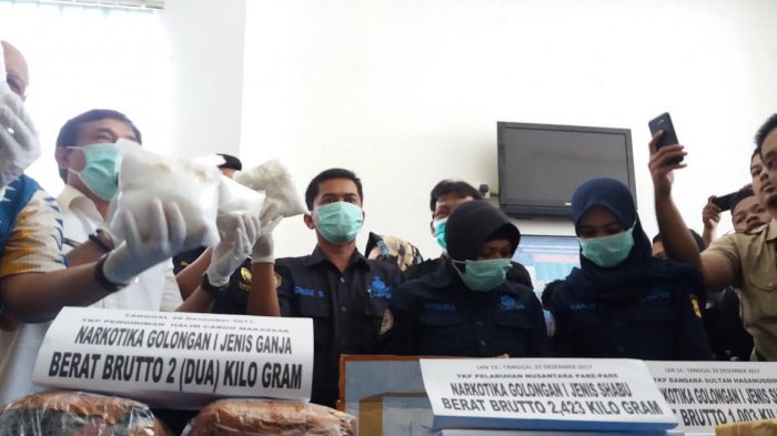 BNNP Sulsel Musnahkan 6 Kg Narkoba, Ganja dan Sabu - Tribun-timur.com