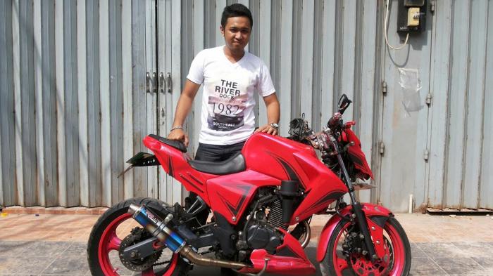 Mega Pro Merah Berkonsep Semi Fighter, Lebih Nyaman - Tribun-timur.com