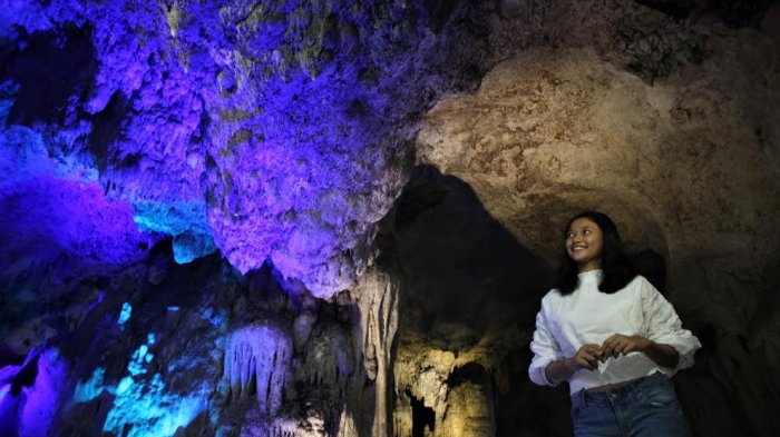 Foto-foto Cantiknya Cahaya Lampu di Goa Mampu Bone - Tribun-timur.com