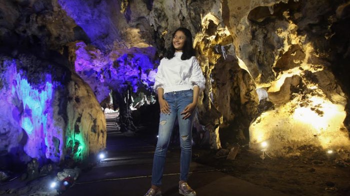 Foto-foto Cantiknya Cahaya Lampu di Goa Mampu Bone - Tribun-timur.com