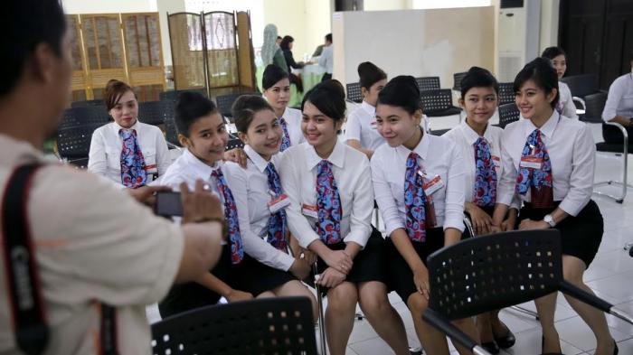 FOTO: Cantiknya Para Calon Pramugari Ini - Tribun-timur.com