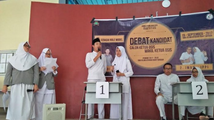 Arena Berdemokrasi, 2 Paslon Ketua OSIS SMA Athirah Ikuti Debat ...