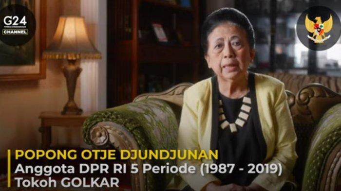 Popong Othe Djundjunan, Tokoh Senior Golkar yang Raih Penghargaan ...