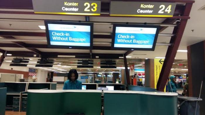 Garuda Indonesia Siapkan Tempat Check In Tanpa Bagasi - Tribun-timur.com