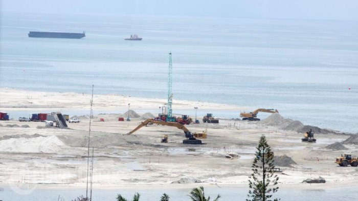 FOTO: Reklamasi Mega Proyek CPI Makassar Seluas 100 Ha Rampung - Tribun ...