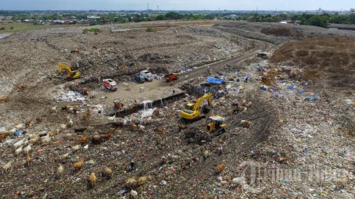 FOTO DRONE: Kondisi Terkini TPA Tamangapa Antang - Tribun-timur.com