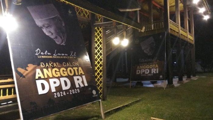 Usai Mendaftar di KPU, Raja Luwu Sebar Baliho Balon Anggota DPD RI ...