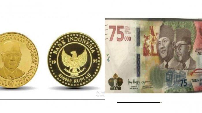 Tak Hanya Uang Pecahan Rp 75 Ribu, Ini Deretan Uang yang Dirilis Bank ...