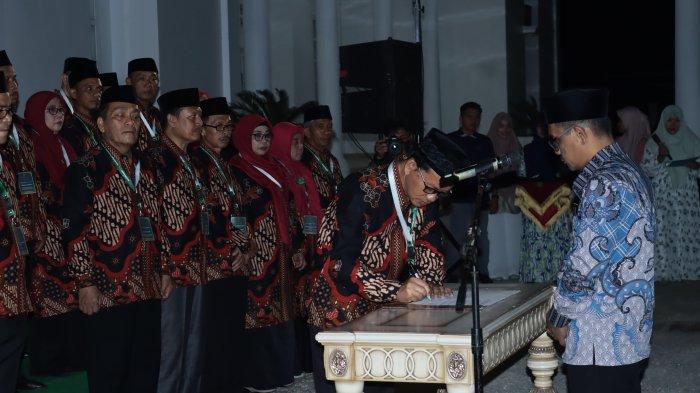 88 Dewan Hakim dan 9 Panitera MTQ Sulawesi Selatan Dilantik di Rujab Bupati Takalar Sulsel ...
